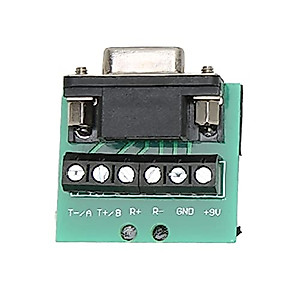 Naroote USB to RS485 Adapter, Practical Plug and Play USB2.0 to RS485 Serial Adapter with 6 Position Terminal Board for Laptop