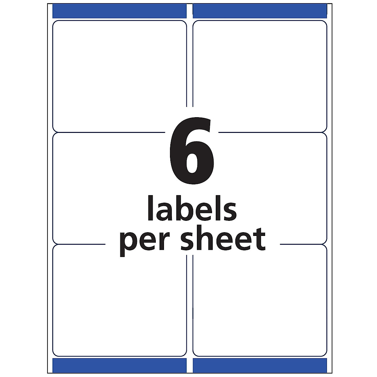 Avery 5164 TrueBlock Shipping Labels, Laser Print, 3-1/3 x 4, White, 600/Box