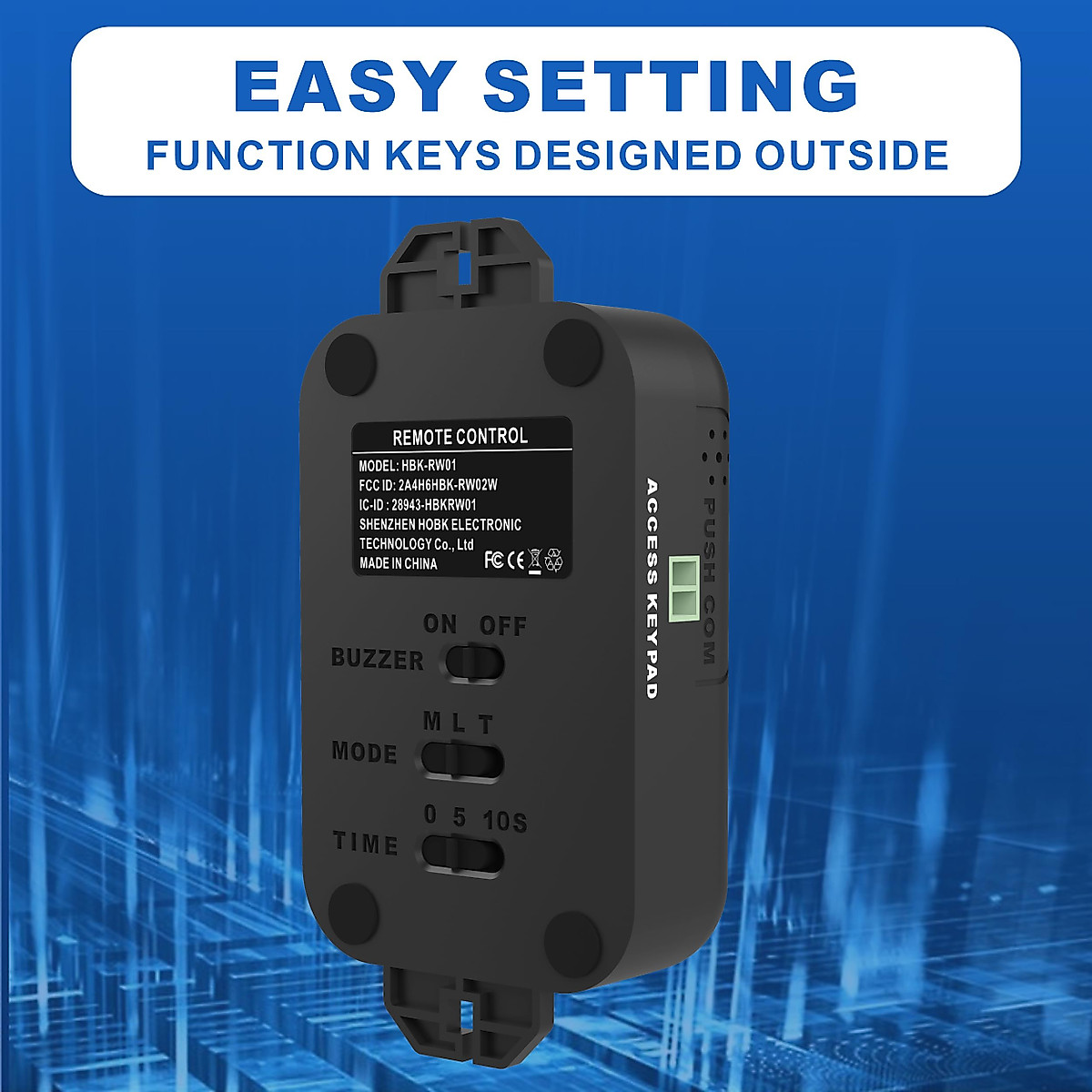 UHPPOTE 2.4GHz WiFi Outswinging Indoor 600lb Electic Magnetic Door Lock System Kit Remote and Smartphone app Control