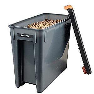 Traeger Pellet Grills BAC637 Stay Dry Pellet Bin, Wood Pellet Storage with Locking Lid, Black