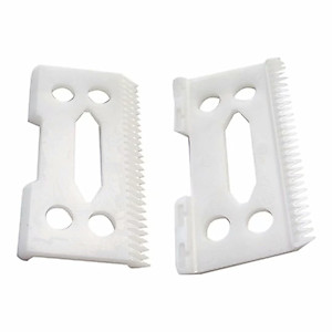 Ceramic clipper blades 2 hole2-Hole Clipper ceramic Blade cutter,ceramic clipper replacement blades for WAHL Professional: Super Taper, Super Taper II. Icon, Pro Basic, and Taper 2000
