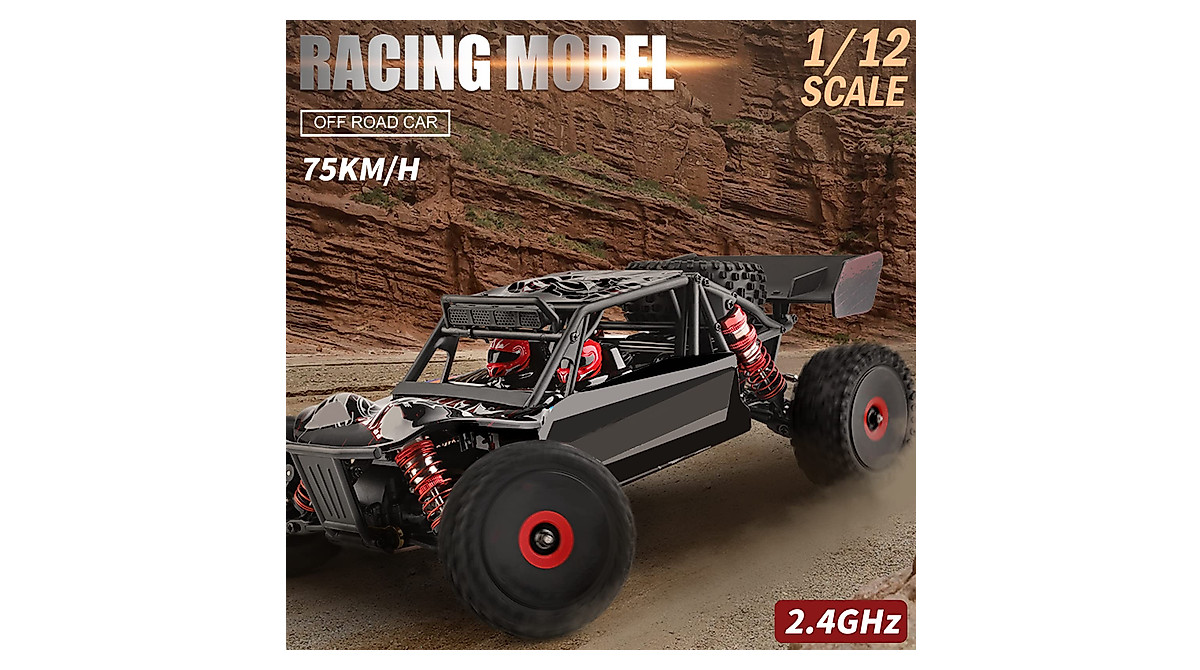 GoolRC WLtoys 124016 V2 RC Car - 75km/h 4WD Racing