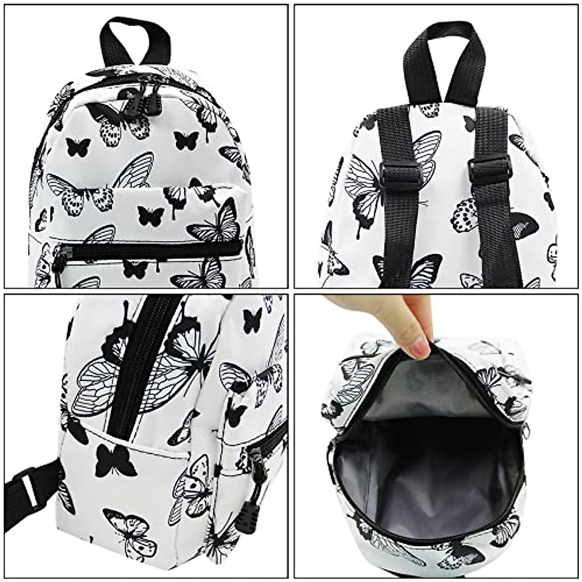 Women Mini Backpack Cute Shoulder Bag Purse Fashion Ladies Ladies Nylon Rucksack Casual Satchel Travel Small Backpack