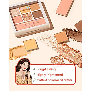 AMTS x True Beauty Edition - Some Sweet EyeShadow Makeup Palette | Matte Shimmer Metallic, Long Lasting, Cheek blush, All My Things, K Beauty, Pink Gold makeup