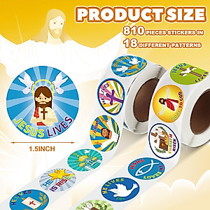 Outus 810 Pieces Black History Month Sticker Roll Sticker Black Freedom Day Label Rolls African Afro American Festival Theme Party Supplies Decoration Favors(Easter)