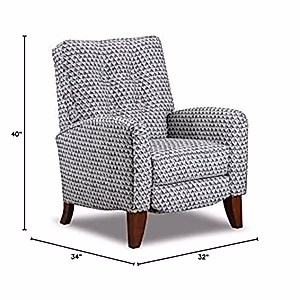 Lane Home Furnishings HI LEG RECLINER, Fabric, black