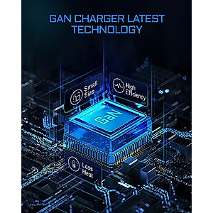 USB C Charging Station, 100W GaN 6 Port Charging Hub for Multiple Devices with PD3.0 and QC3.0 Fast Charging Stock, Power Strip for iPhone, iPad Air/Pro, Galaxy- Black