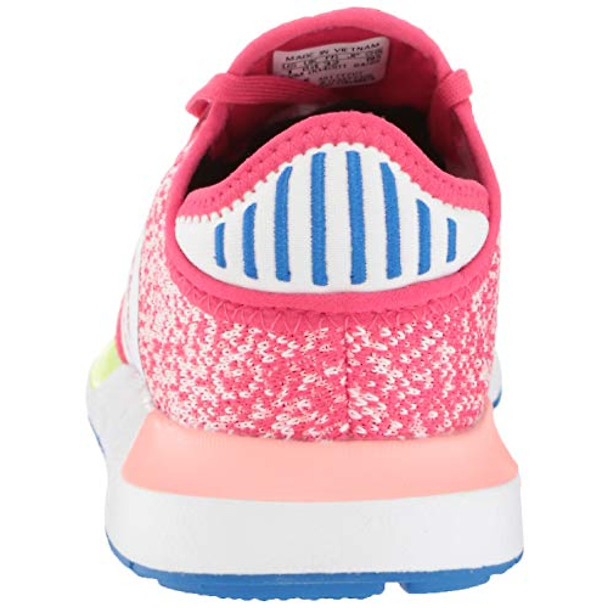 adidas Swift Essential Sneaker, Black/White/Signal Green, 6 US Unisex Big Kid