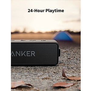 Anker Soundcore 2 Bluetooth Speaker Bundle with Official Travel Case