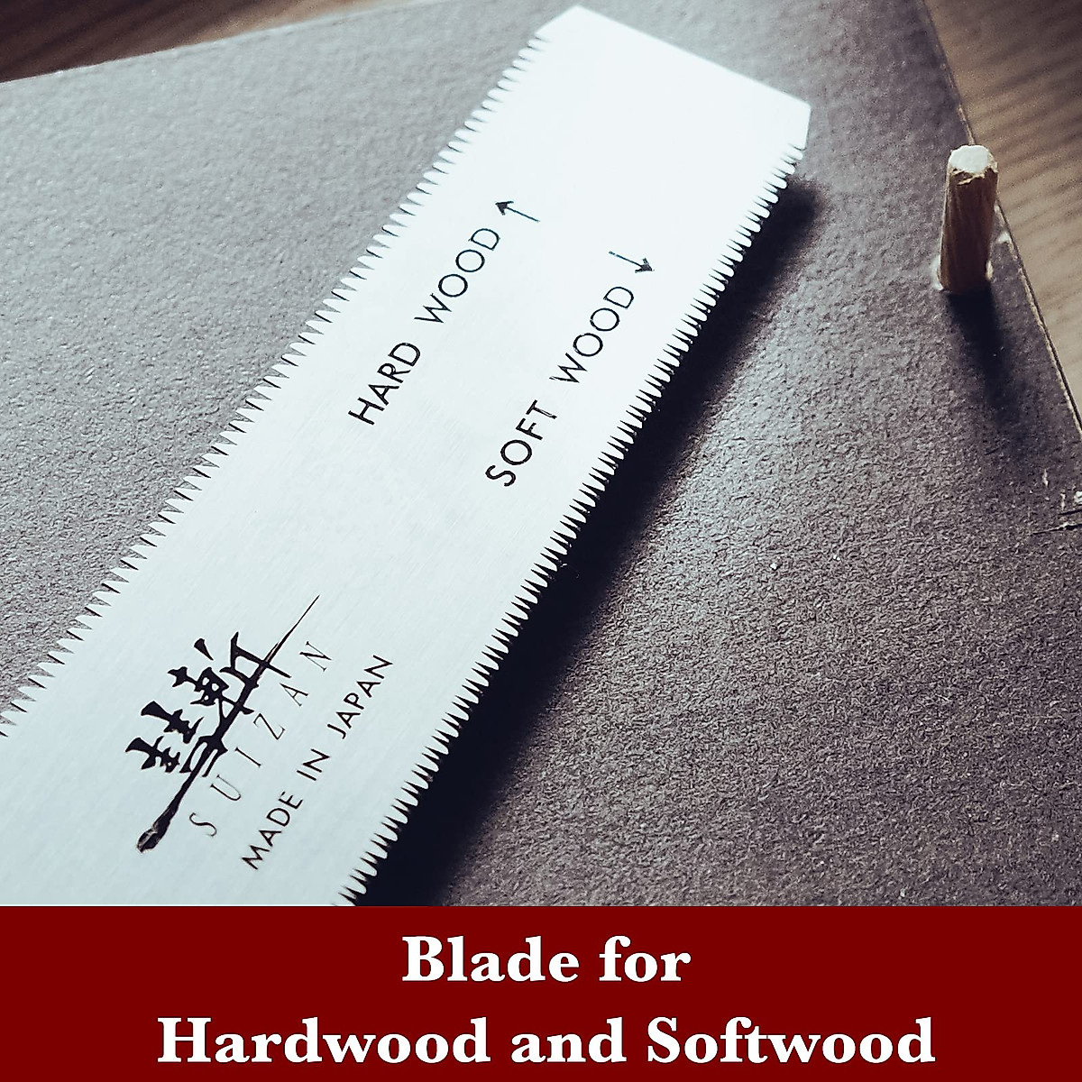 SUIZAN Japanese Flush Cut Saw Small Hand 5 Inch Pull for Hardwood and Softwood Woodworking tools Trim