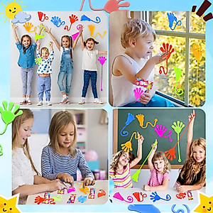 Leetous Sticky Hands & Feet Party Favors for Kids (20 PCS), Goodie Bags Stuffers Fillers for Boys Girls, Preschool Kindergarten Graduation End of the Year School Classroom Students Prizes Toys Gifts