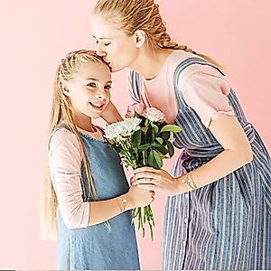 Gold Initial Bracelets for Women, Dainty 14K Gold Filled Layered Paperclip Chain Letter Initial Bracelet 26 Alphabet Disc Charm Bracelet Jewelry Gifts for Women-C