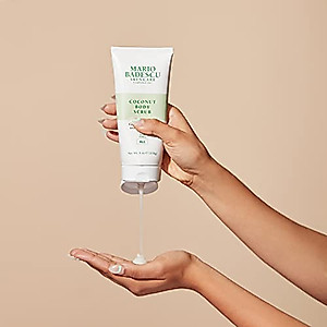 Mario Badescu Coconut Body Scrub for All Skin Types | Body Scrub that Softens and Smoothes |Formulated with Niacinamide & Salicylic Acid| 6 OZ