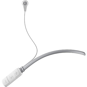 Skullcandy Ink'd Bluetooth Wireless Earbuds with Microphone, Noise Isolating Supreme Sound, 8-Hour Rechargeable Battery, Lightweight with Flexible Collar, White - 2 Pack