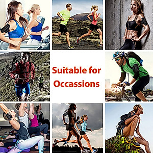 MOVOYEE Phone Holder for Running Armband Cell Phone Holder for iPhone Armband 11 12 13 14 15 Pro Max XS X XR 10 8 7 6s Plus SE Galaxy ID,Phone Armband Sleeve Fit Sport Exercise Workout Black Arm Band