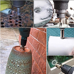 4 Inch Diamond Drill Bits Glass Hole Saw Drill Bit Set for Glass Ceramics Porcelain Ceramic Tile Marble