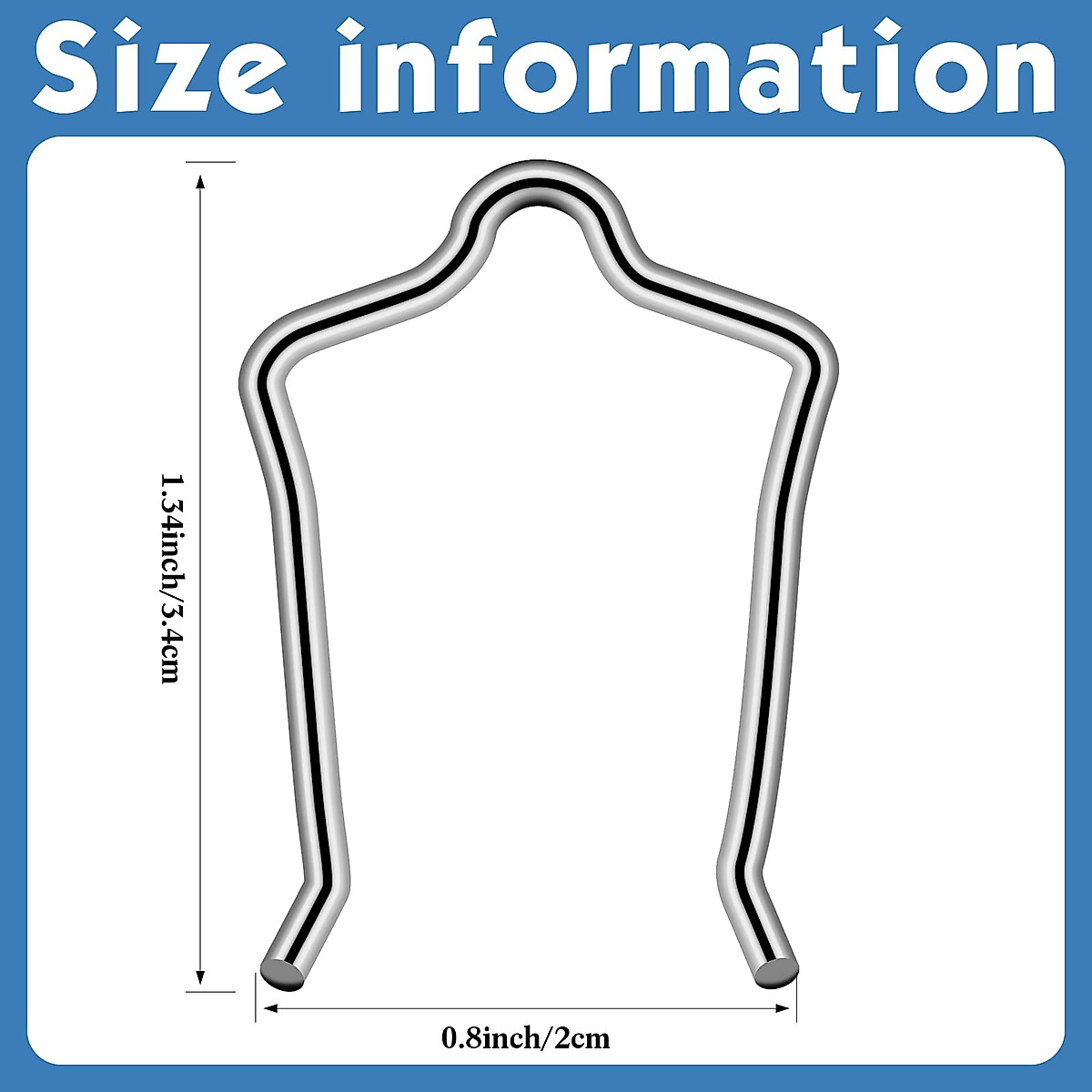Honoson Qunclay 4 Pieces 96914 Retainer Clip Compatible with 1222 Faucet Value, Cartridge Removal Tool for One-Handle Posi Temp Tub Shower Faucet Cartridge Replacement