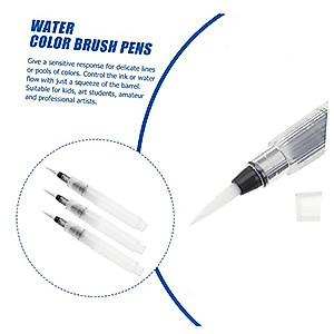 Operitacx 10pcs Bulk Pencils Travel Set Paint Brushes Set Water Color Brush Pen Sets Water Color Brush Pens Bulk Water Coloring Brush Pens Flat Pen Writing Brush Water Brush Filling Painting