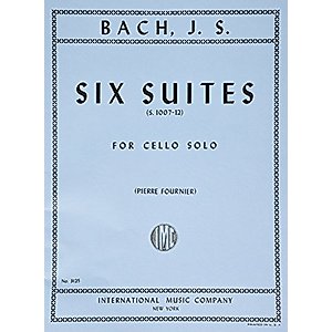 Bach, JS - 6 Cello Suites BWV 1007 for Cello - Arranged by Fournier - International Edition