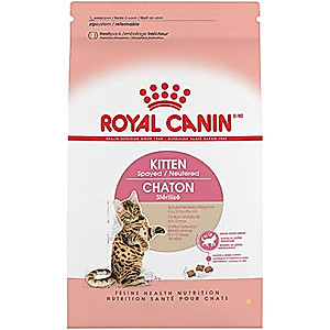 Royal Canin Feline Health Nutrition Spayed/Neutered Dry Cat Food for Kittens, 2.5 lb bag