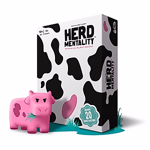 Herd Mentality: Udderly Hilarious Board Game | Easy Setup & Play | Loved by Millions of Families & Friends | Perfect for 4-20 Players