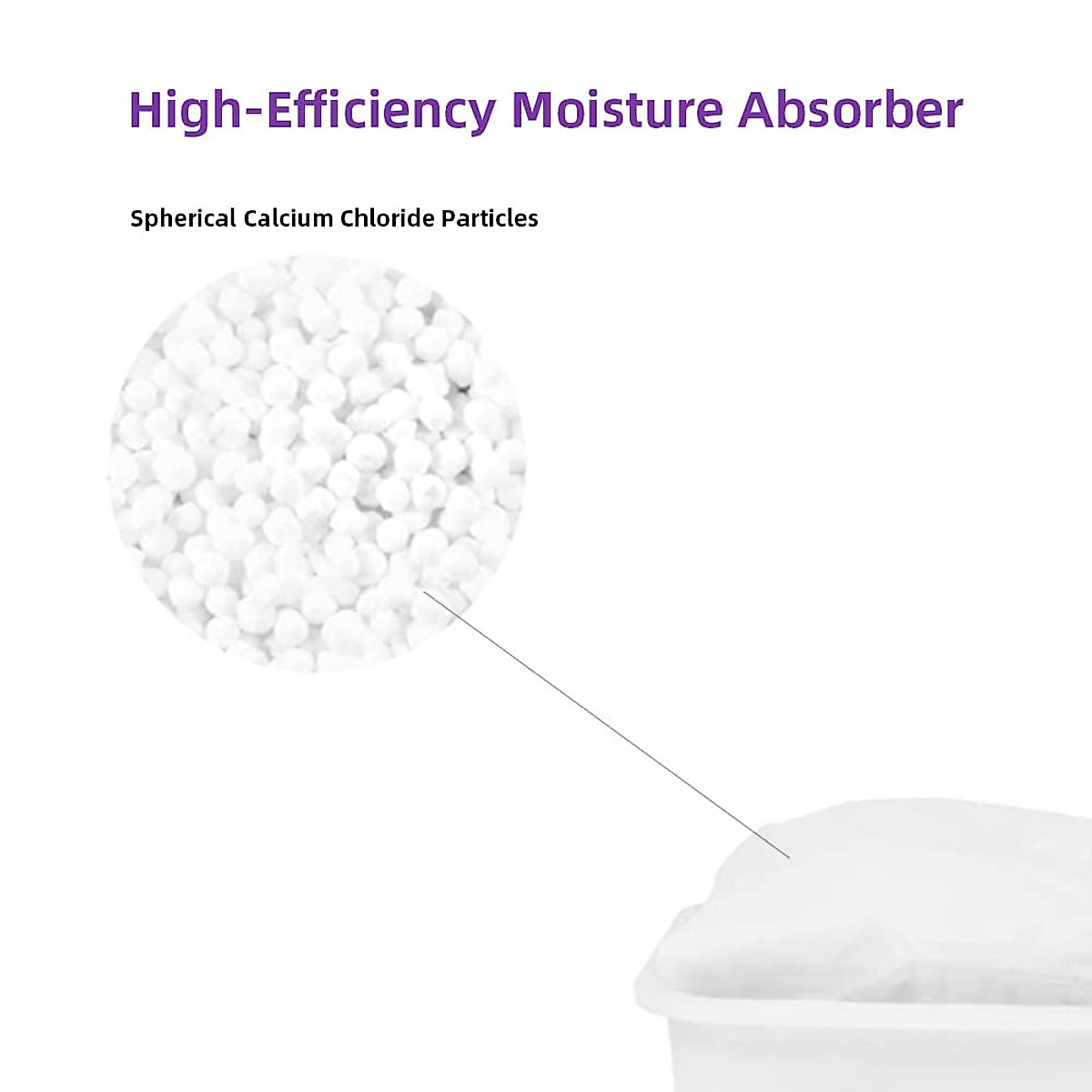 CANAGER Large Capacity Moisture Absorber Refill Bag - 16 oz 3 Packs, Lavender Vanilla, Individual Packaging, Easy to Replace, Absorb Excess Moisture and Create Fresh Air.