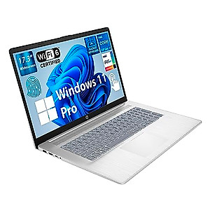 HP 2023 Business Laptop, 17.3" Widescreen HD+ Touchscreen, Intel 10-Core i7-1355U up to 5GHz, 32GB DDR4, 1TB SSD, Fingerprint Reader, Backlit Keyboard, HDMI, Bluetooth, WiFi 6, Windows 11 Pro, MarsPC