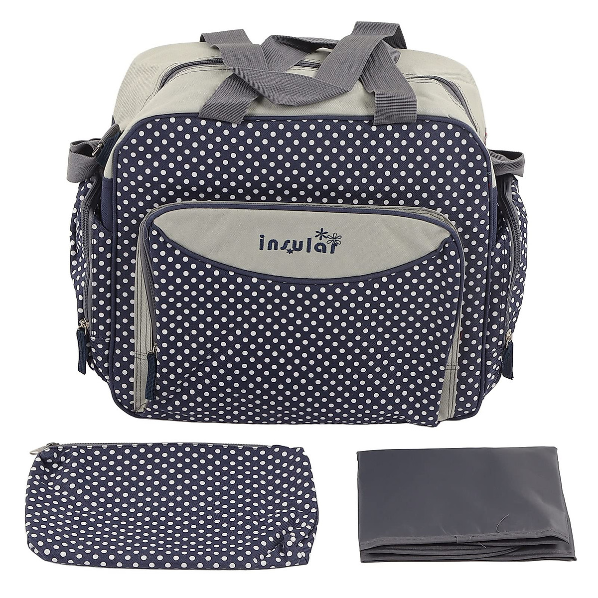 ViaGasaFamido Baby Diaper Bag Waterproof Travel Diaper Tote Single Shoulder Crossbody Multifunctional Mummy Bag Maternity Bag Portable Changing Station Diaper Bag for Boys Girls