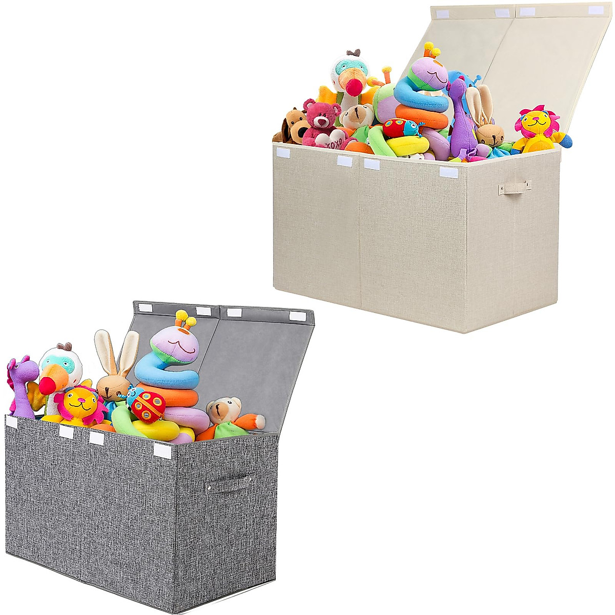 popoly Toy Box Chest 26"x17" x17", Large Toy Box Chest 25"x13" x16"