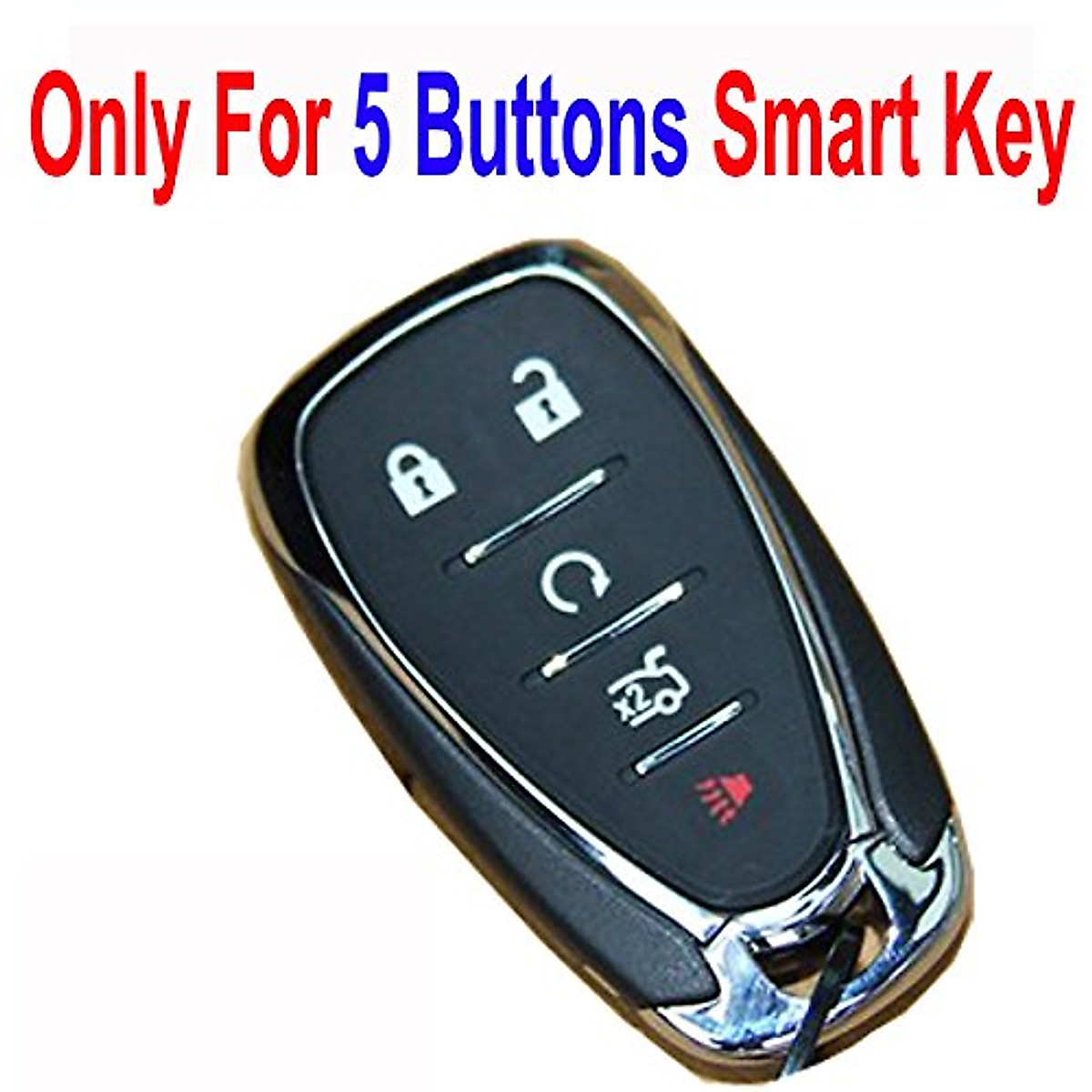 Coolbestda Rubber Key Fob Cover Case Protector Skin Jacket Keyless Entry for Chevrolet 2019 2020 2021 2022 Chevy Malibu Camaro Equinox Trax Traverse Sonic Cruze Volt Spark