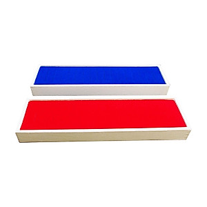 N'icePackaging Red, White, & Blue Bangle Display Combination - Dual Trays w/Colored Foam Companions