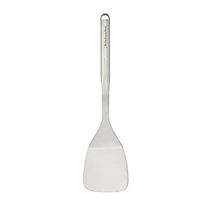 KitchenAid Premium Solid Turner with Hang Hook, 13.6-Inch, Stainless Steel