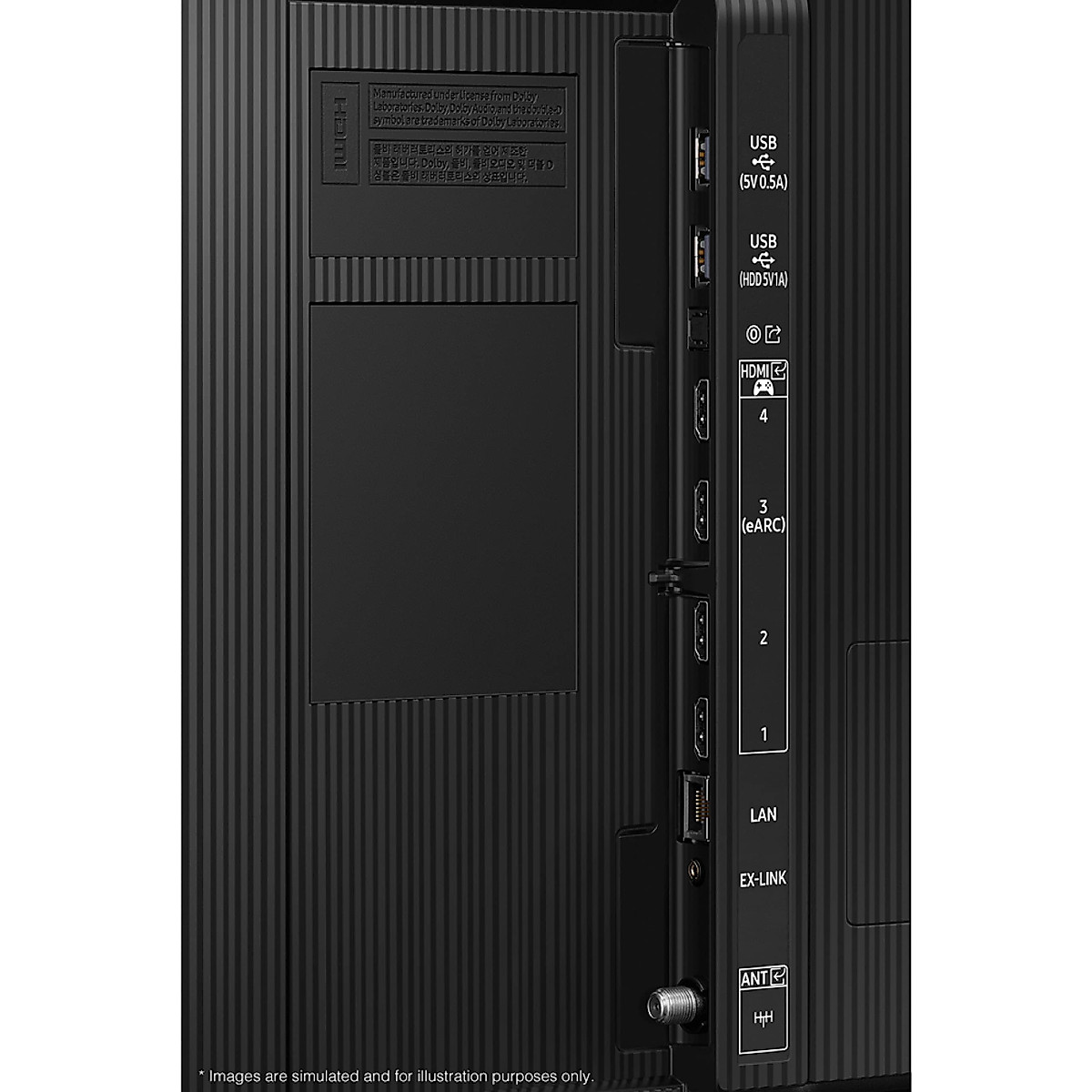 SAMSUNG Q80C, Q80C Qled Televisions 85-Inch Titan Black, Negro (Titan Black)