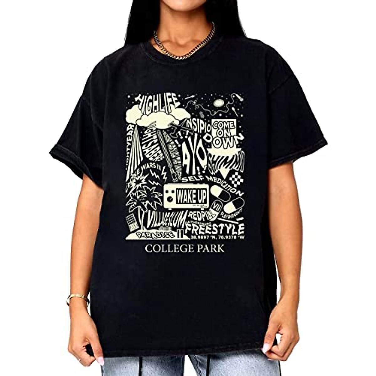 Coll%ege%Park Shirt Vintage Shirts For Fans Of Coll%ege%Park Shirts Highlife Shirt Come on Down T-shirt, Sweatshirt, Long Sleeve, Tank Top, Hoodie Gifts For Fans