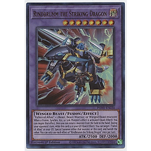 Rindbrumm The Striking Dragon - PHHY-EN034 - Ultra Rare - 1st Edition