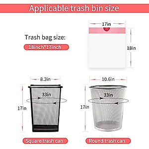 Small Trash Bags, KONE 192 Count 4 Gallon Drawstring Extra Thick Garbage Bags Wastebasket Bin Liners Plastic Trash Bags for Bathroom, Bedroom, Office, Car, Kitchen, Home