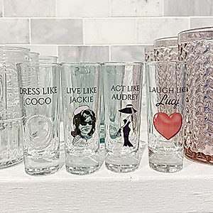Myxx Coco, Jackie, Audrey, Lucy Shot Glasses