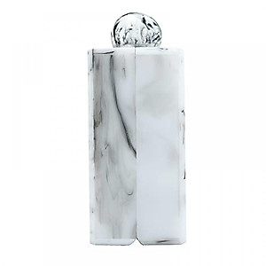 Clutch Purse for Women - Marble Crossbody Handbags - Acrylic Square Box Handbag and Purse for Casual Party Wedding (White)