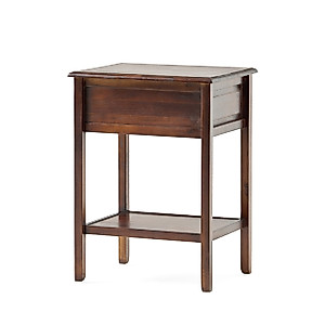 Christopher Knight Home Banks Acacia Wood Accent Table, Brown Mahogany