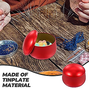 Sewroro 12pcs Candle Jar Candle Making Container Iron Candle Tins Belly Candle Tins Metal Candle Container DIY Scented Candle Tins Small Tin Cans Cream Jar Candle Making Jars Tin Jar