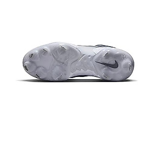 Nike Alpha Huarache Elite 4 DJ6520-012 Mid Wolf Grey/White/Cool Grey/Pure Platinum Men's Metal Baseball Cleats 13 US