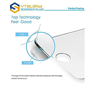 [2 Pack] Ytaland For Doogee S60 / S60 Lite Screen Protector 5.2 inch, Tempered Glass Anti-Fingerprints Thin 9H Hardness Screen Protector for Doogee S60 / S60 Lite