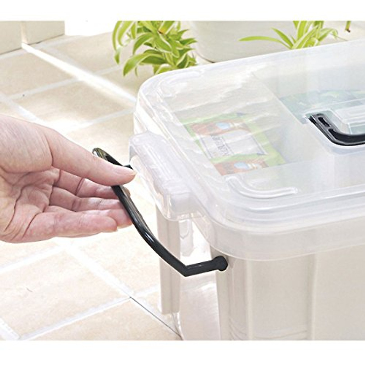 Levoberg Medicine Box Storage Box Organizer 2 Layers with Compartments Family Emergency Kit Storage Case 9.25"x6.49"x5.31"