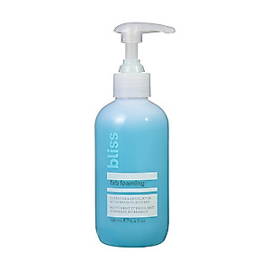 Bliss Fab Foaming 2-In-1 Cleanser and Exfoliator with Bamboo Buffers - 6.4 Fl Oz - Oil-Free Gel Face Wash - Makeup Remover - Vegan & Cruelty Free