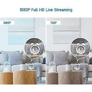 LaView Home Security Camera HD 1080P(2 Pack) Motion Detection,Include 2 SD Cards,Two-Way Audio,Night Vision,WiFi Indoor Surveillance Wired for Baby/pet,Alexa and Google,Cloud Service (US Server)