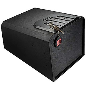 GunVault MultiVault Quick Access Large Gun Safe with Illuminated No-Eyes Digital Keypad, Auto Slide-Out Drawer and LED Illumination (4 Pistol Capacity)