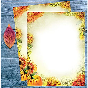 Great Papers! Autumn Foliage Letterhead, 80 count, 11" x 8.5" (2013285)