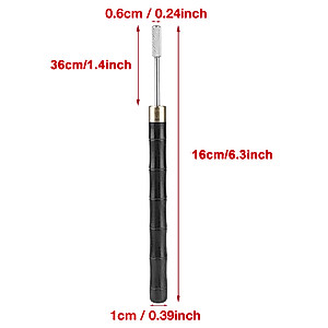 Leather Edge Dye Pen, Stainless Steel Top Edge Dye Roller with Sandalwood Handle Oil Pen Belt Finisher Leather DIY Craft