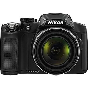 Nikon COOLPIX P510 16.1MP 42x Opt Zoom 3.0 LCD Digital Camera Black - (Renewed)