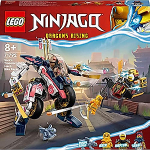 LEGO Ninjago 71792 Sola's Mecha Bike Racer, Toy Blocks, Present, Ninja, Carrot, Boys, Ages 8 and Up